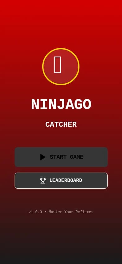 Ninjago Catcher Game