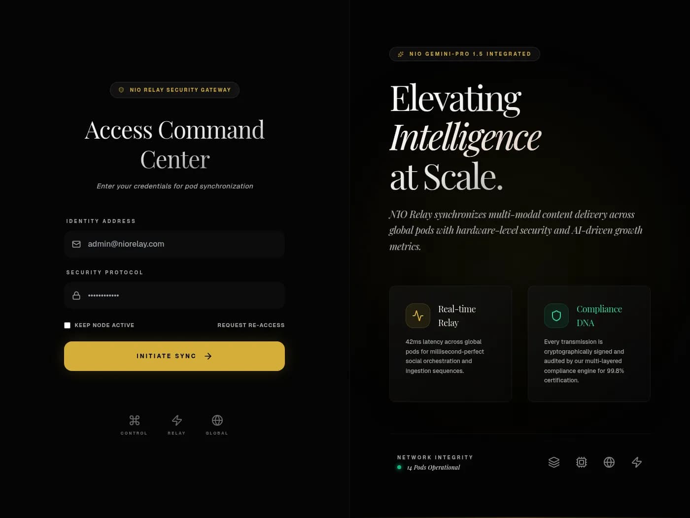 NIO Relay Command Center