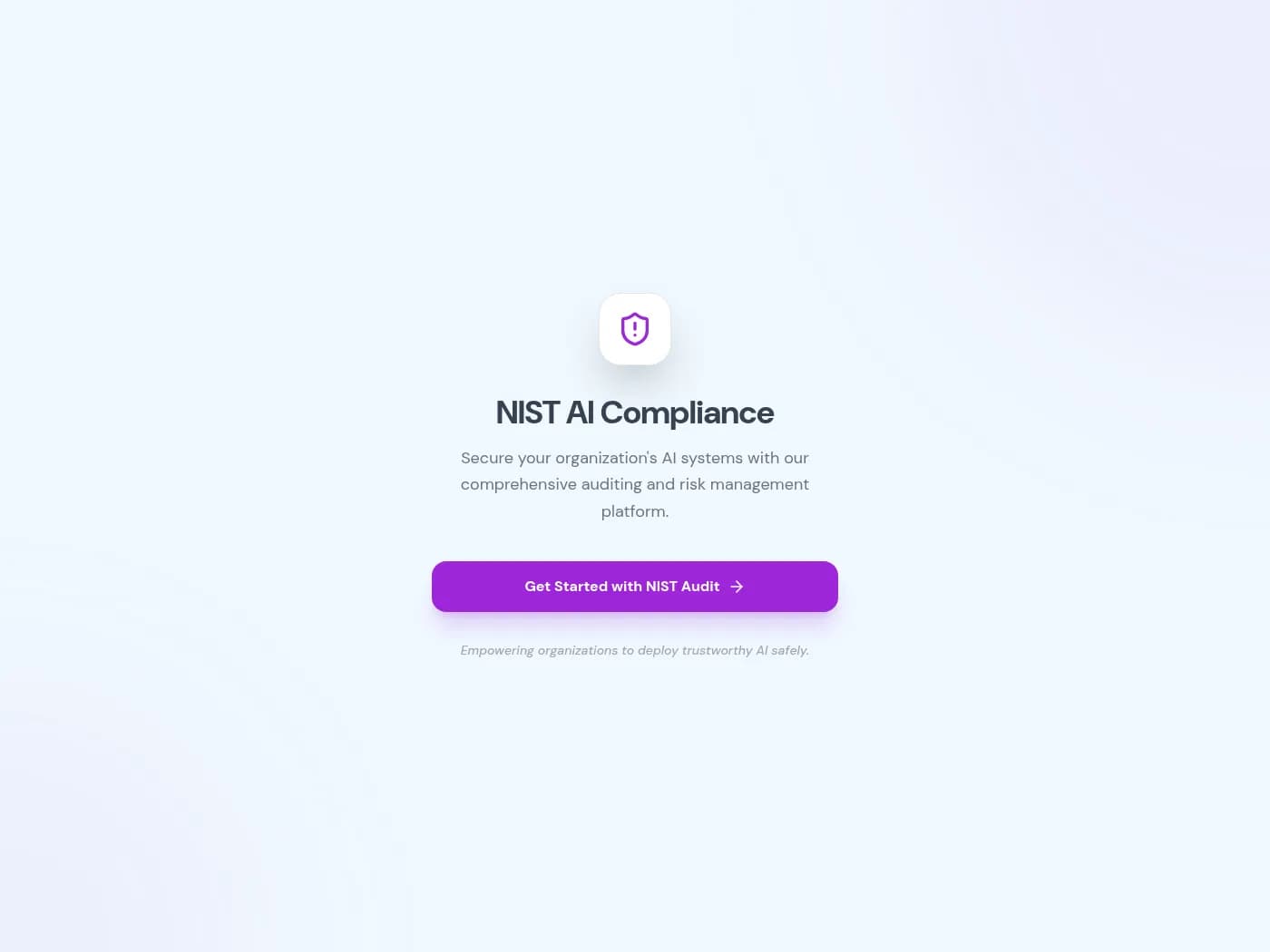 NIST AI Audit Tool