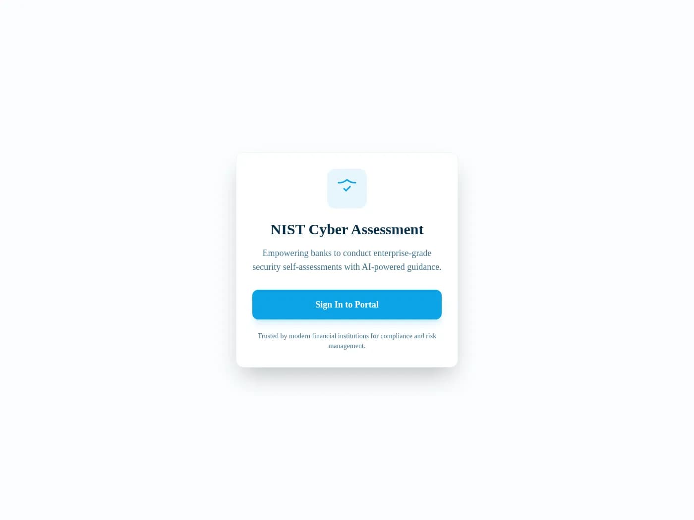 NIST Cyber Self Assessment