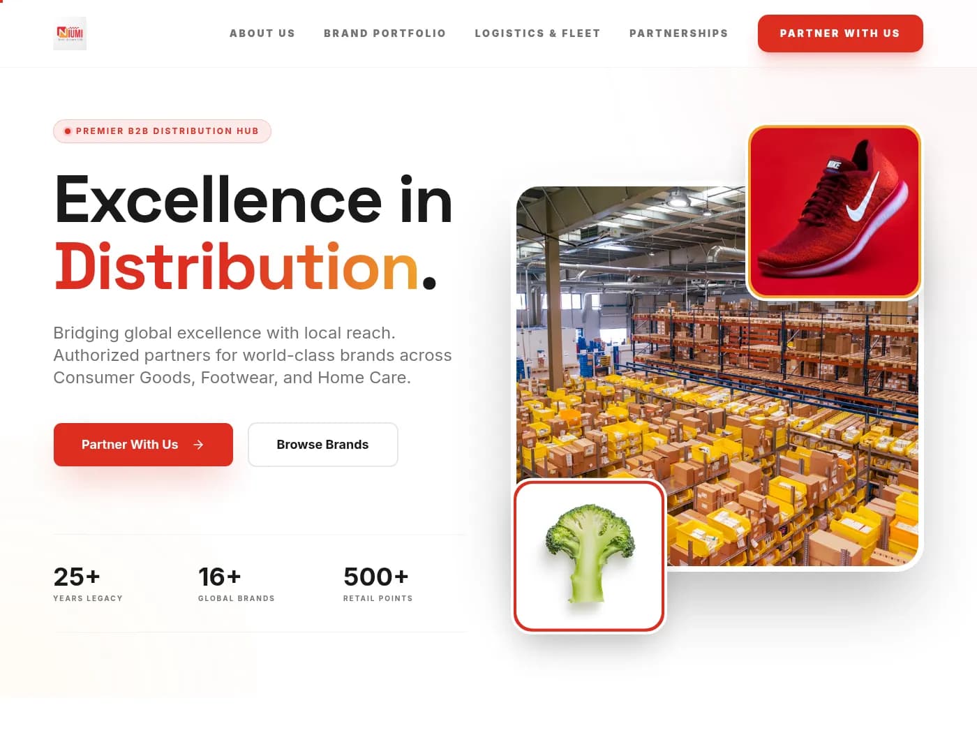 Niumi Distributors Portal