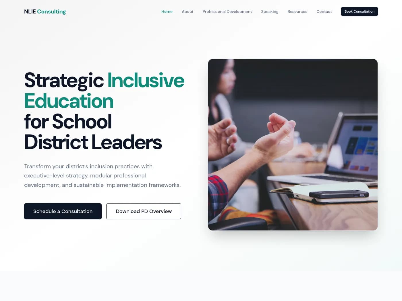 NLIE Consulting Site