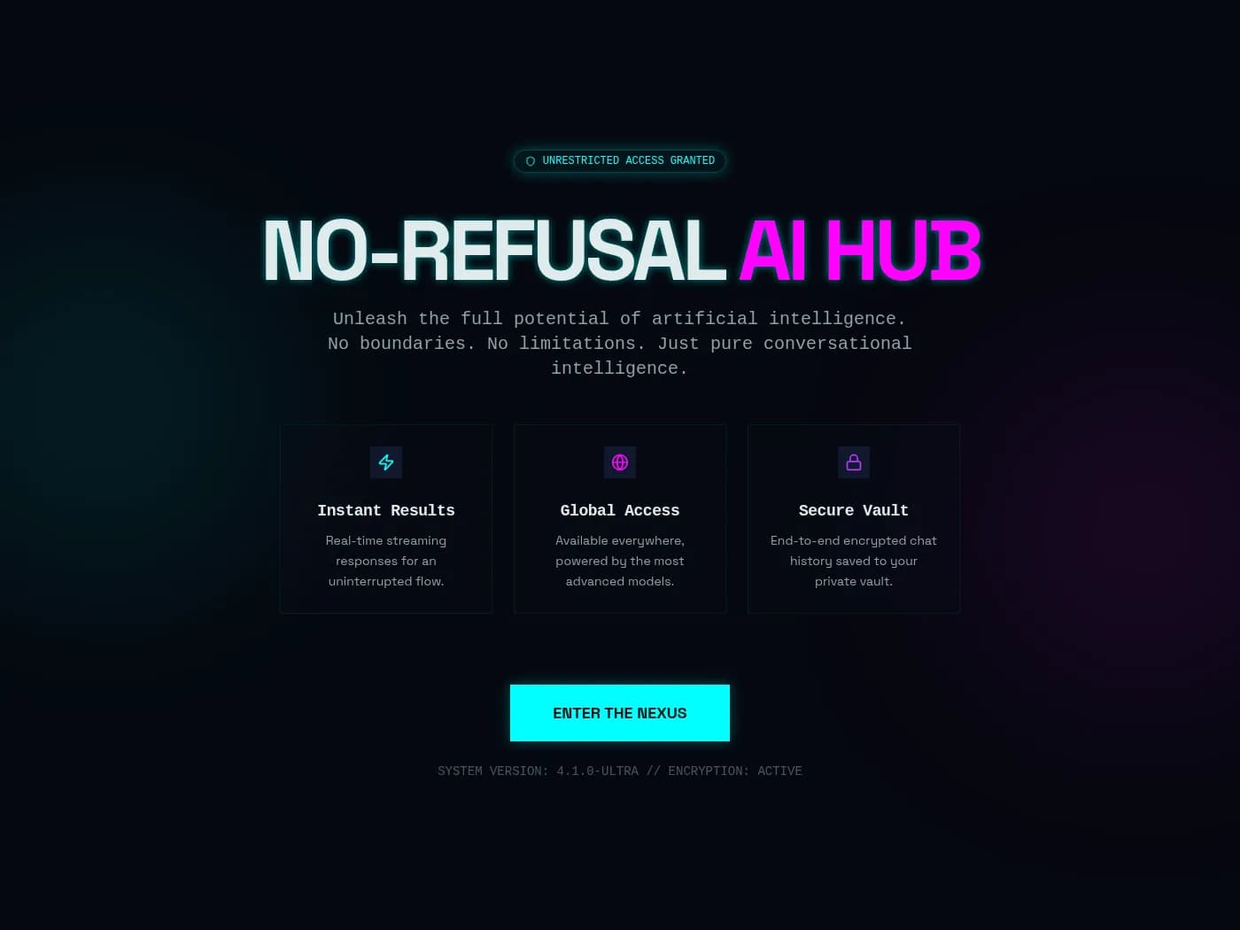 No-Refusal AI Hub