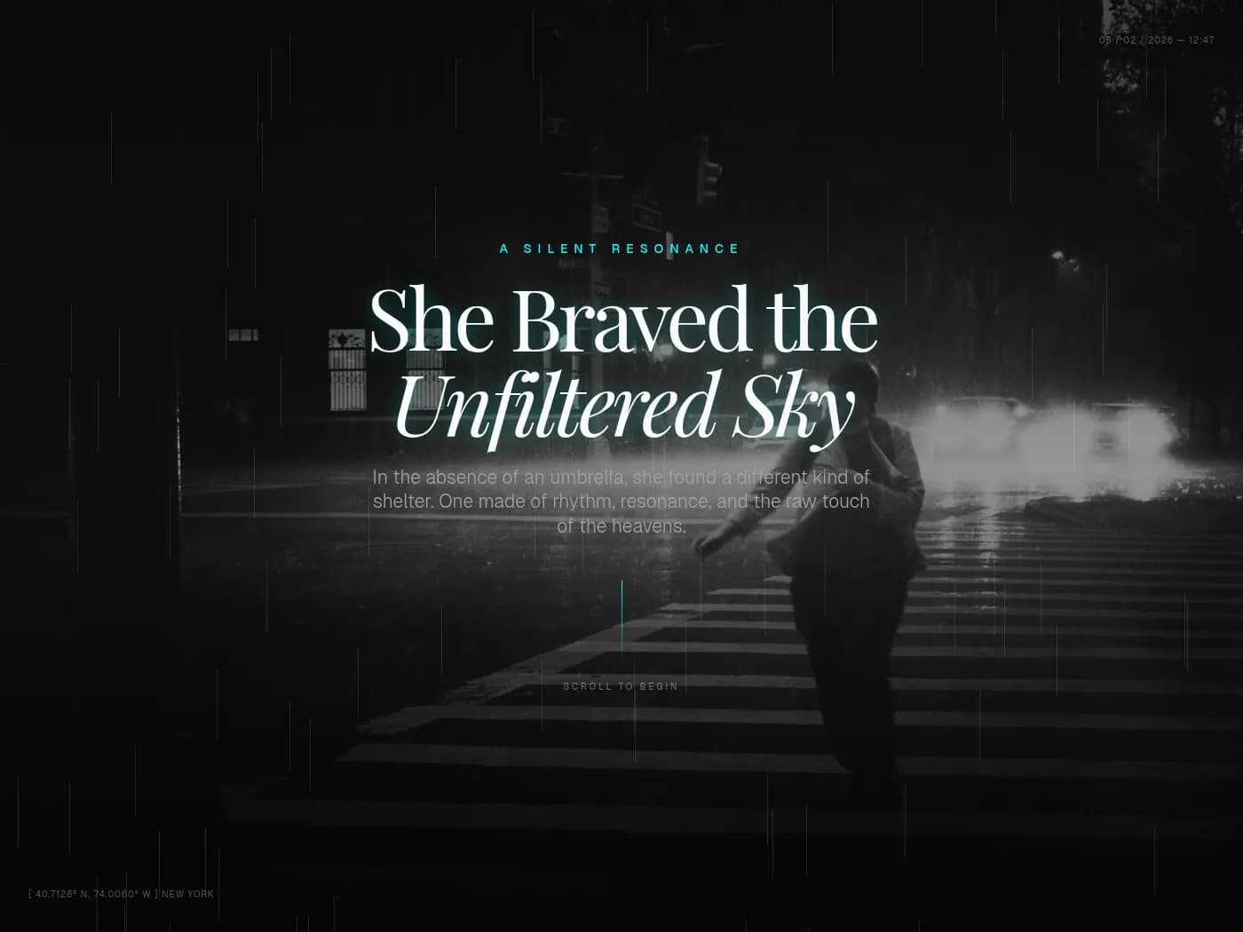 No Umbrella Woman