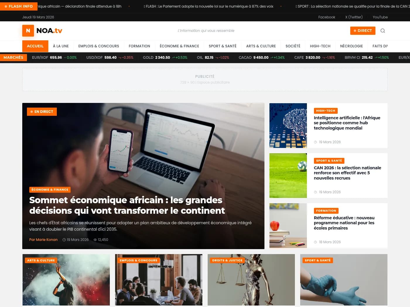 NOA.tv Media Portal