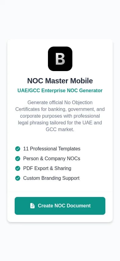NOC Master Mobile