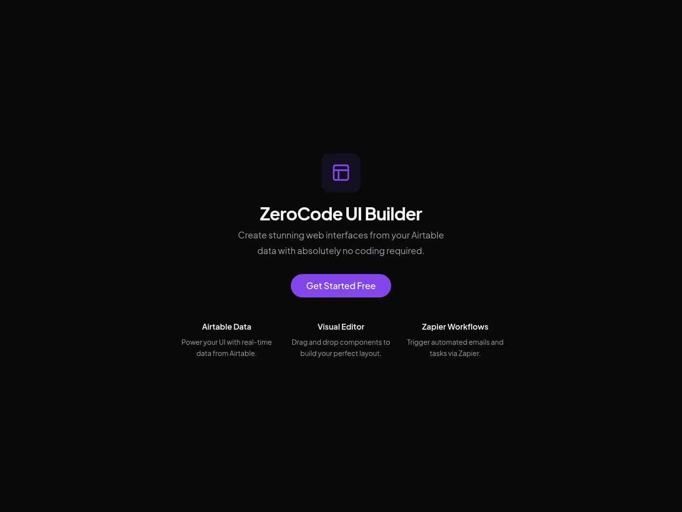 ZeroCode UI Builder
