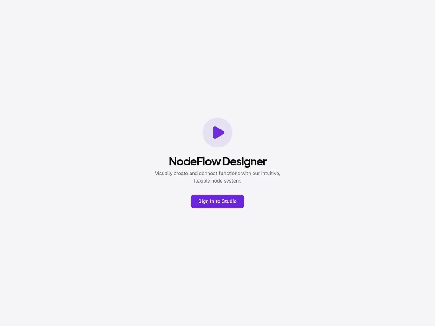 NodeFlow Designer