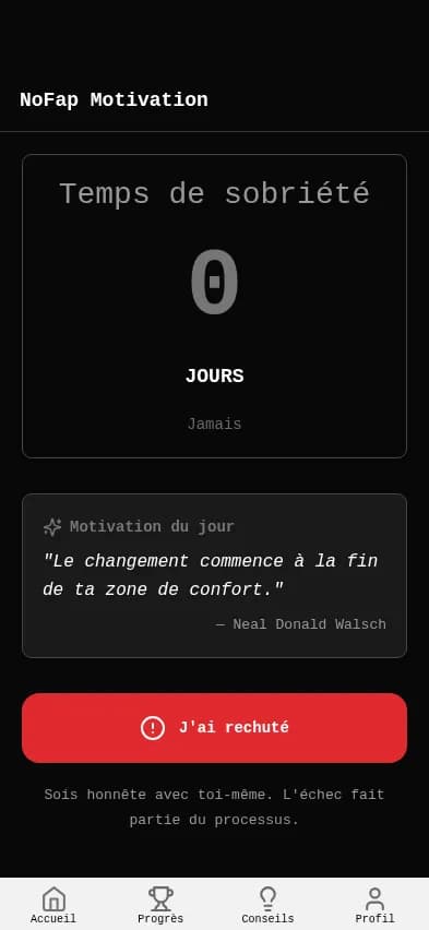 NoFap Motivation App