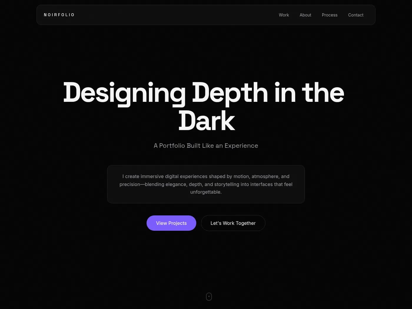 Noirfolio Experience