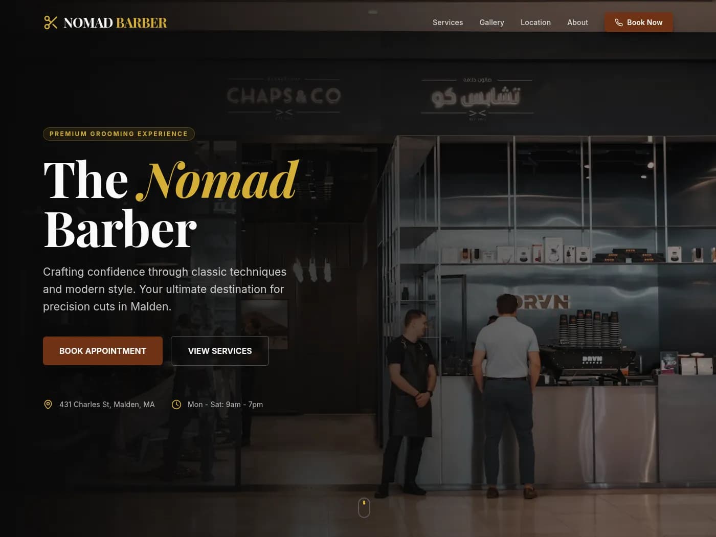 The Nomad Barber Site