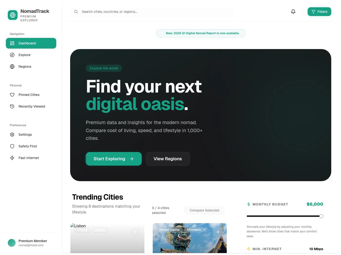 NomadTrack Explorer