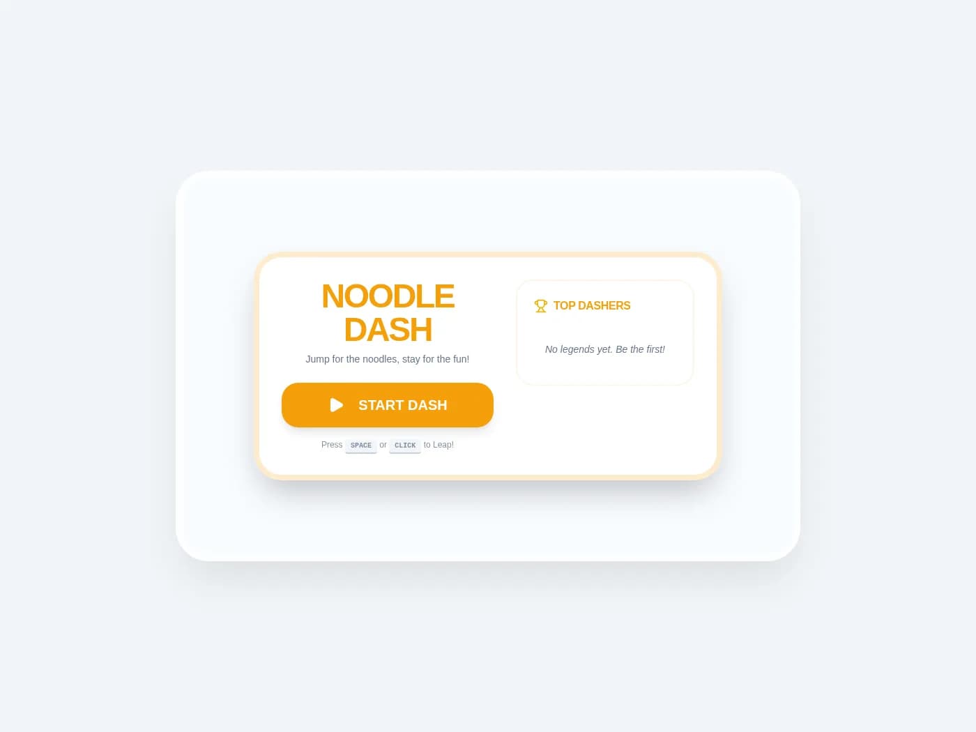 Noodle Dash