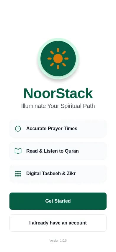 NoorStack: Islamic Essentials
