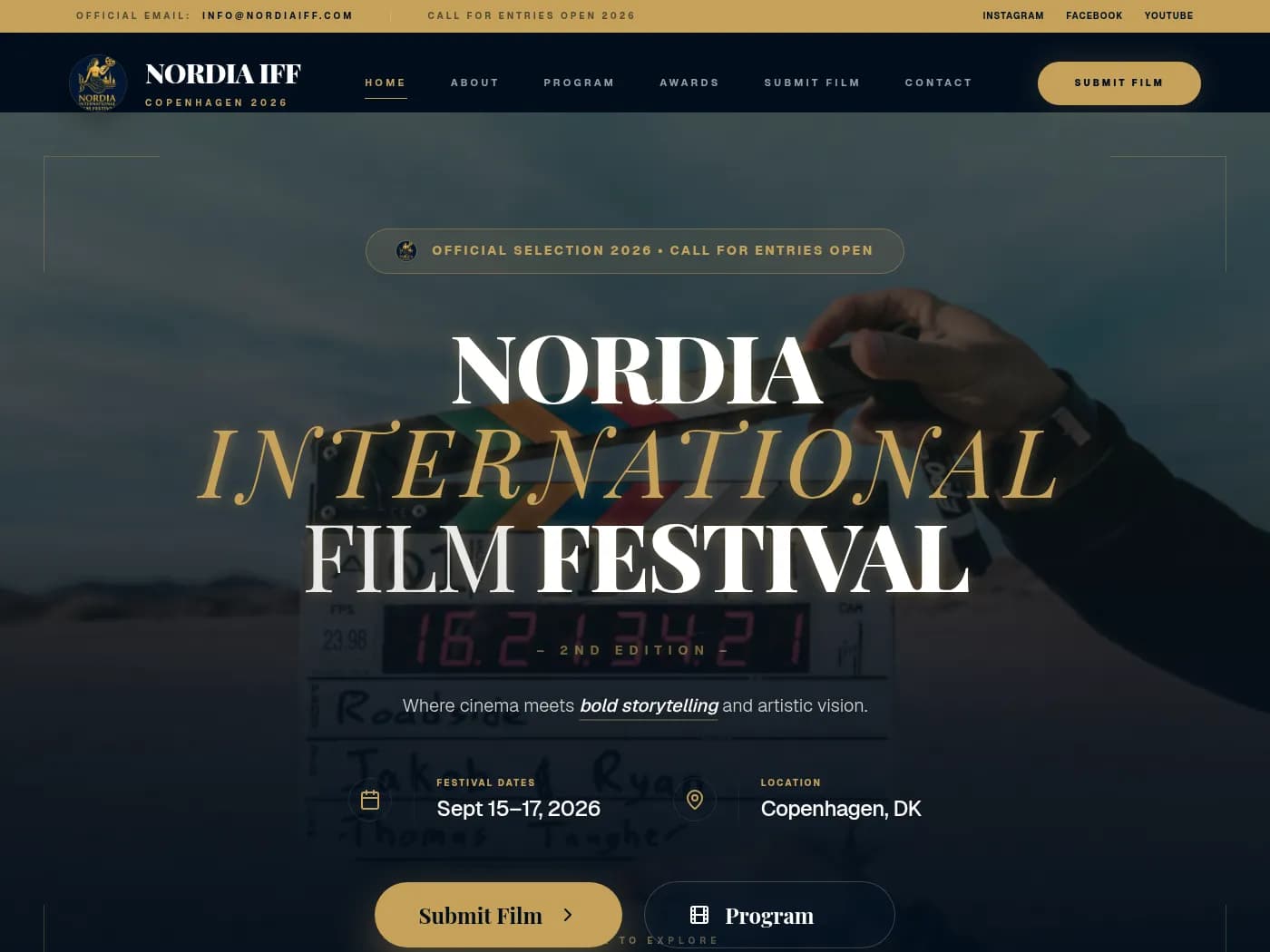 Nordia IFF Website