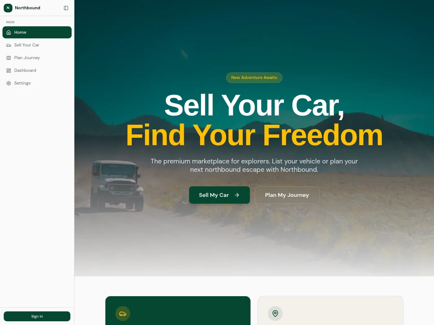 Northbound Car Sale