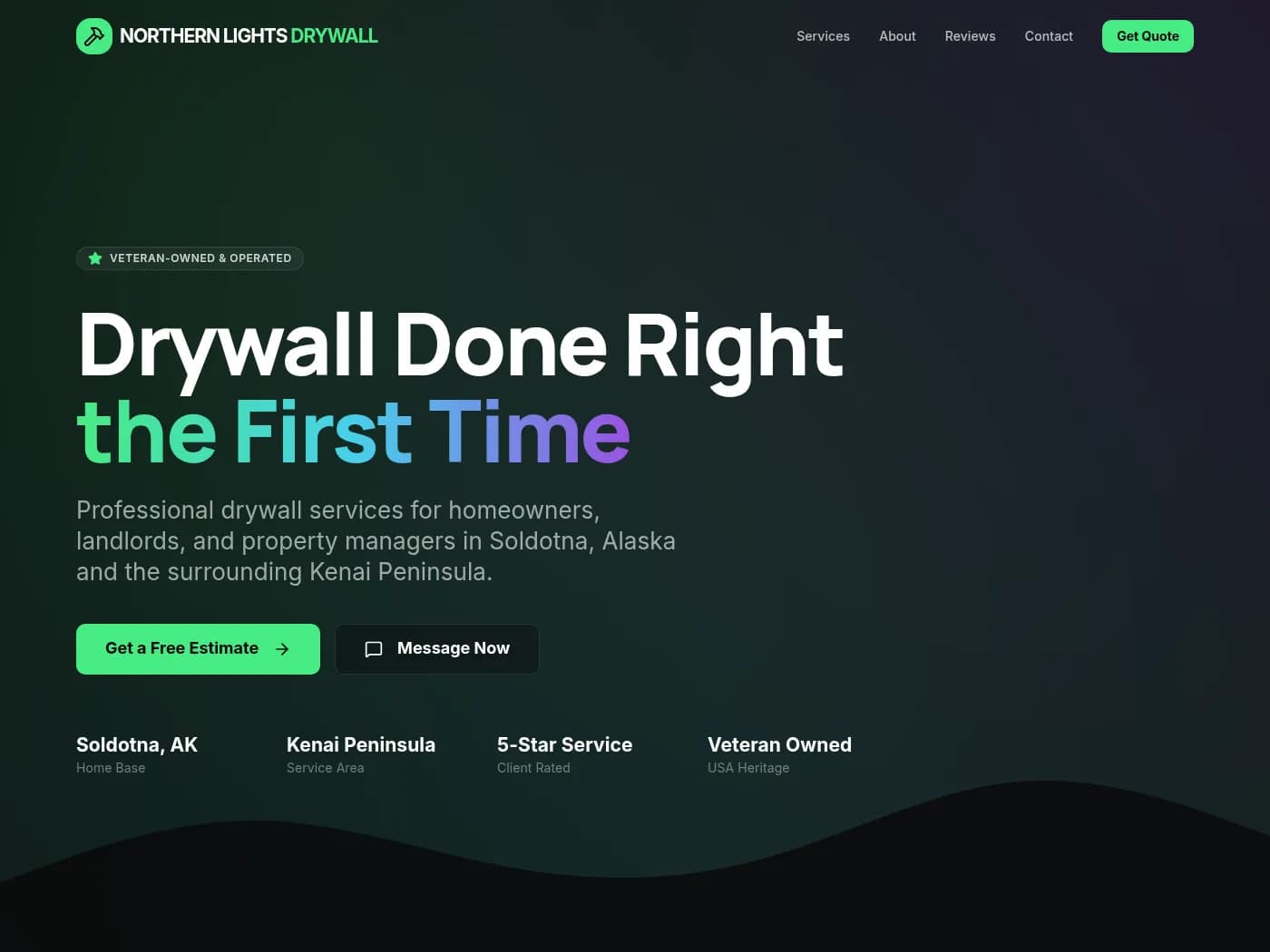 Northern Lights Drywall Site