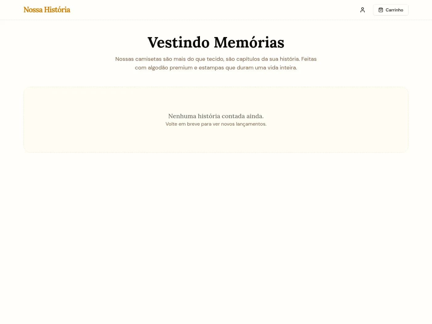 Nossa Historia Shop