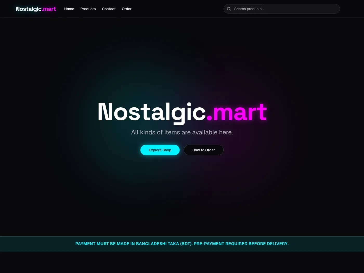 Nostalgic.mart Webshop