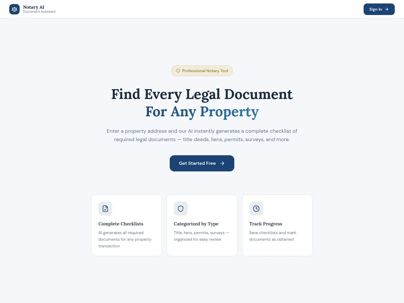 Notary AI Assistant