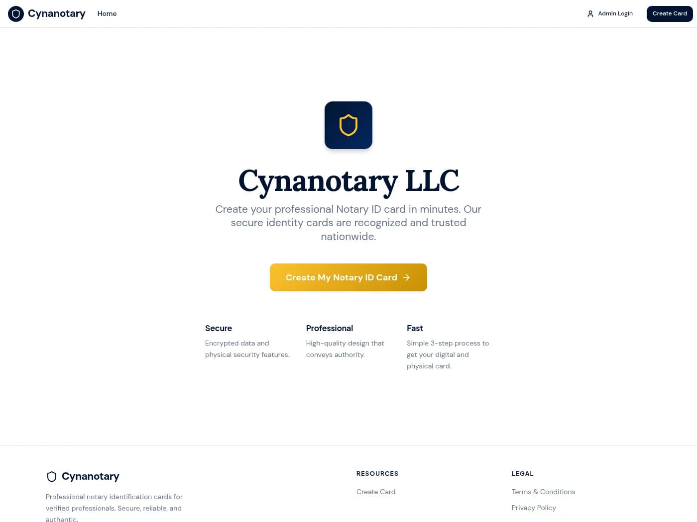 Notary ID Card Creator