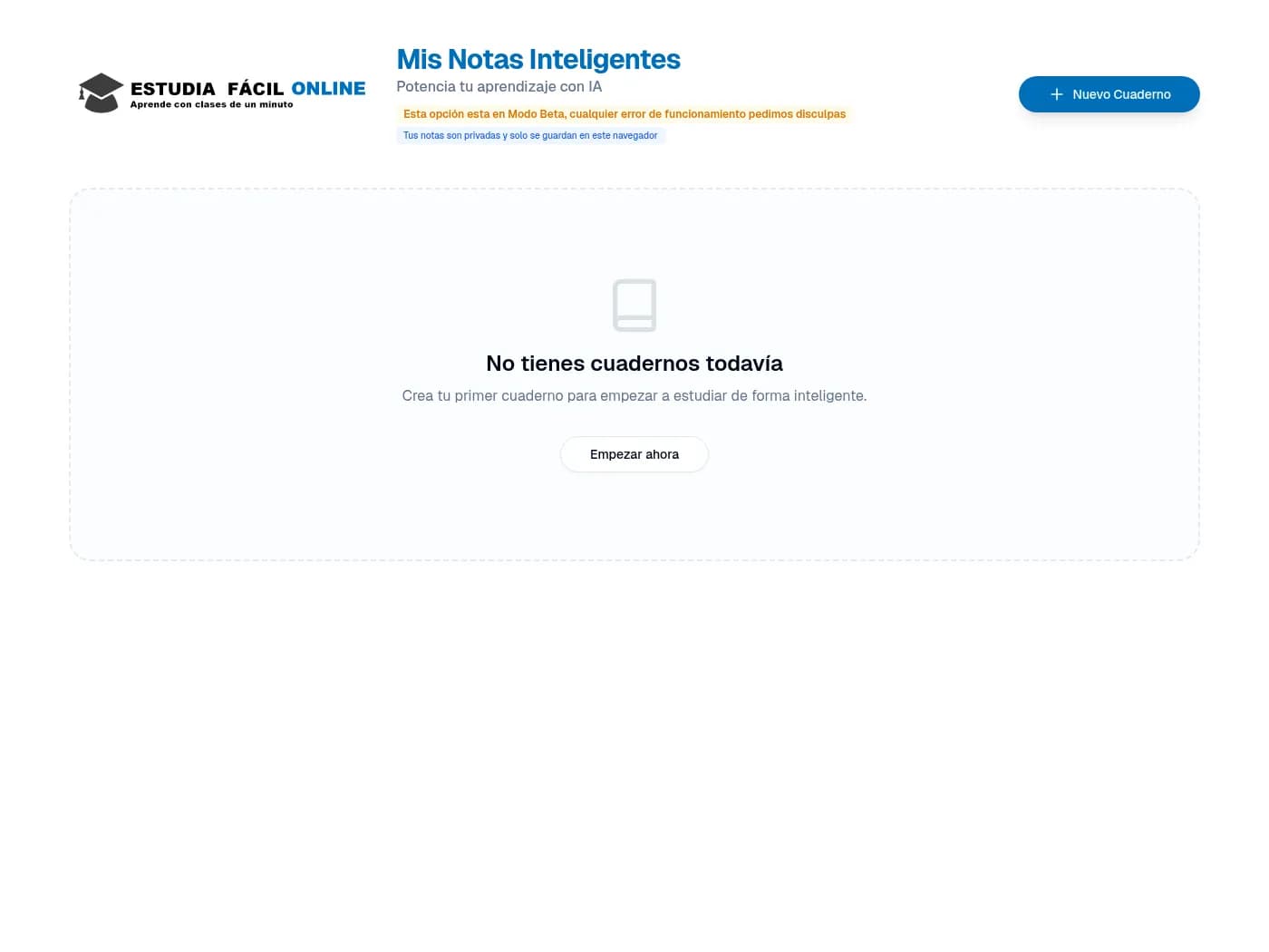 Estudia Fácil Notas