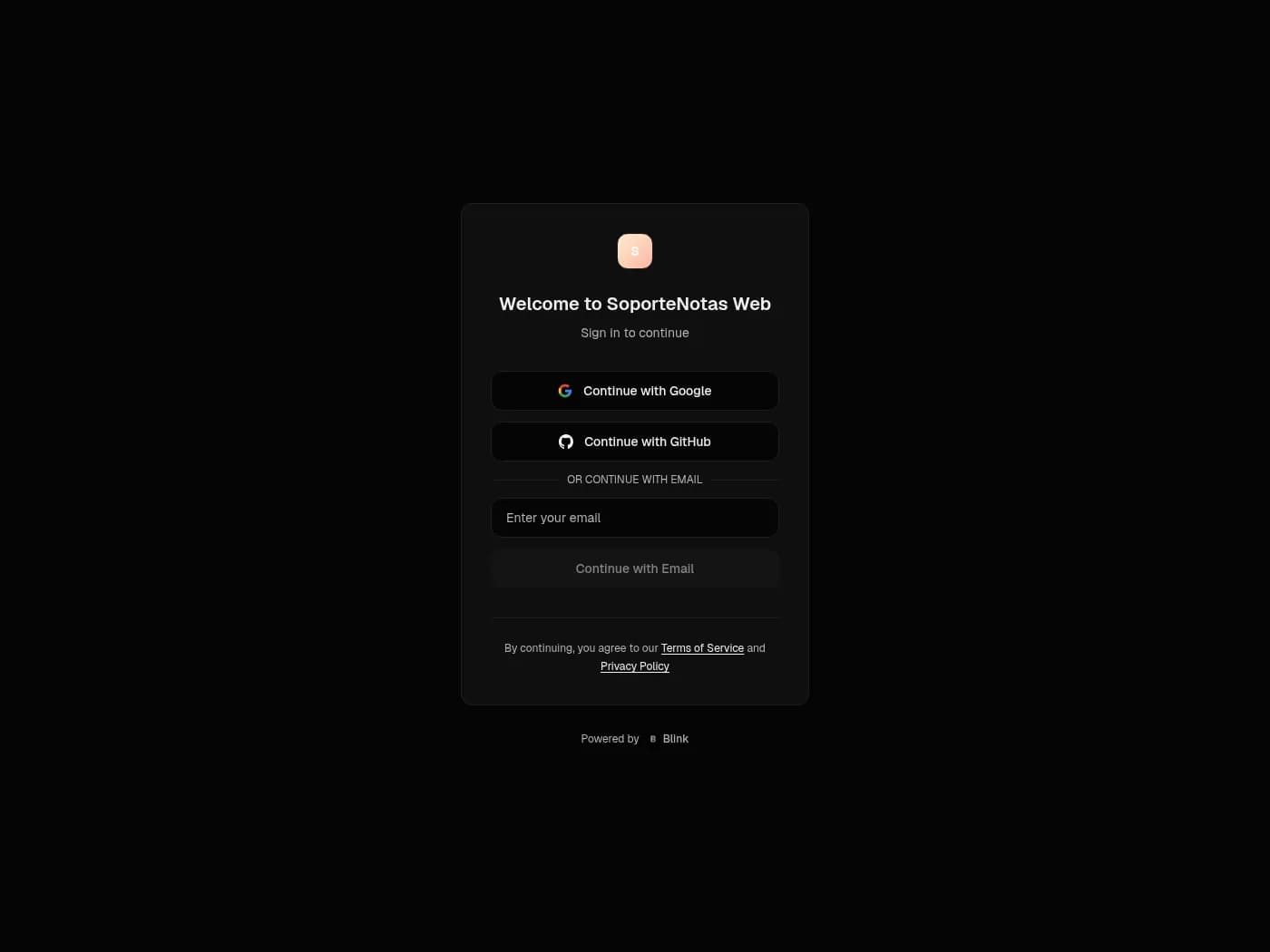 SoporteNotas Web