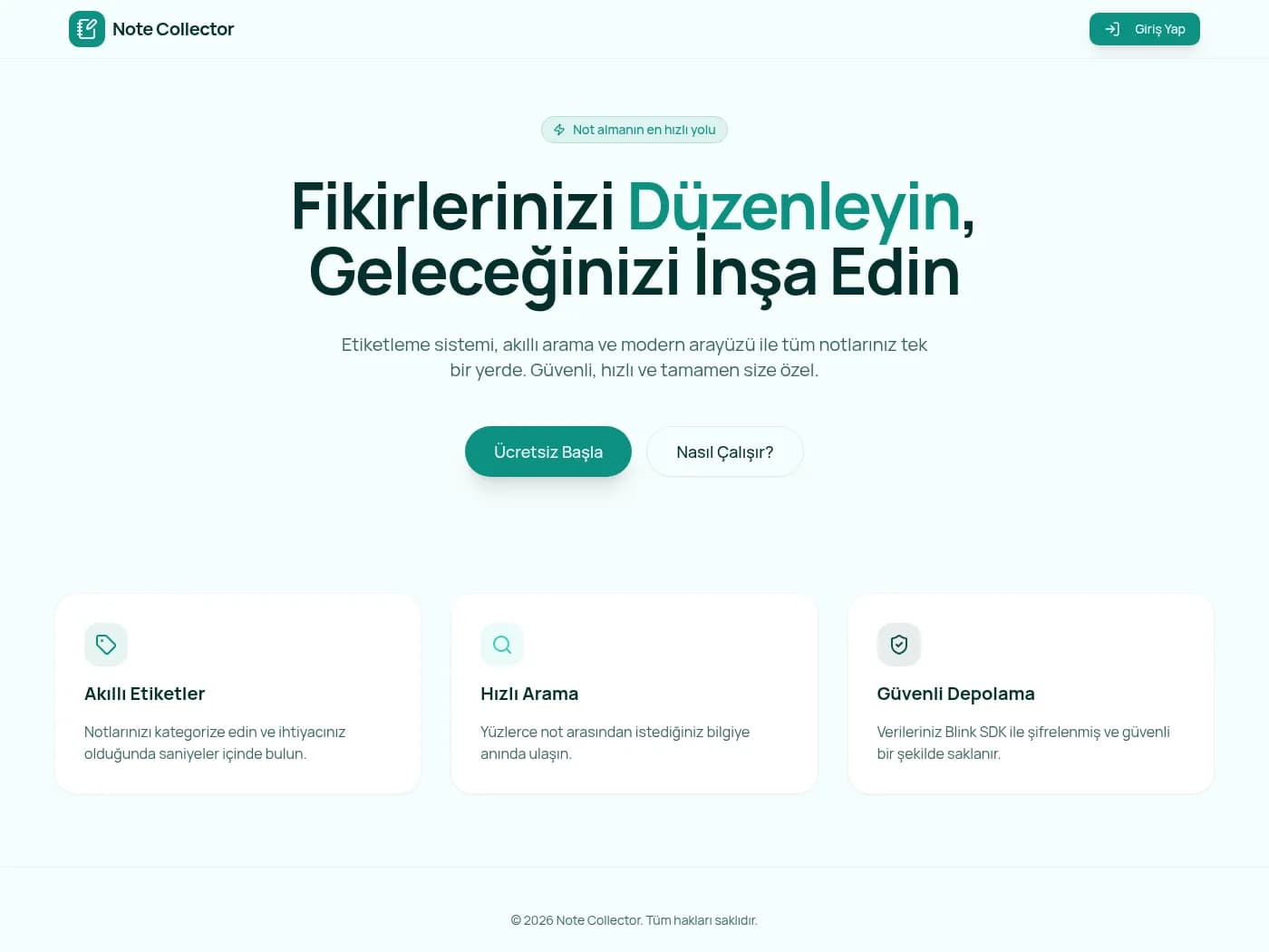 Note Collector App