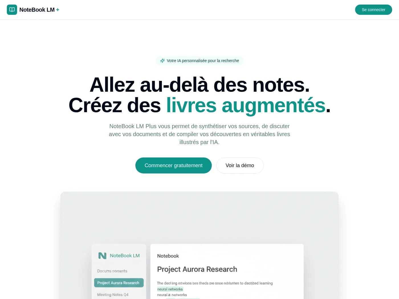 NoteBook LM Clone Plus