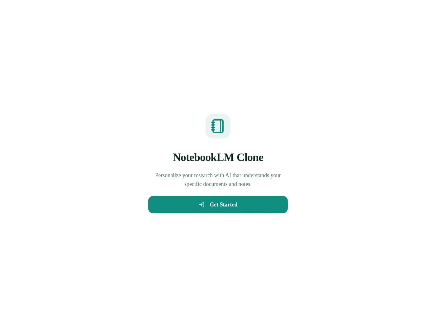 NotebookLM Clone
