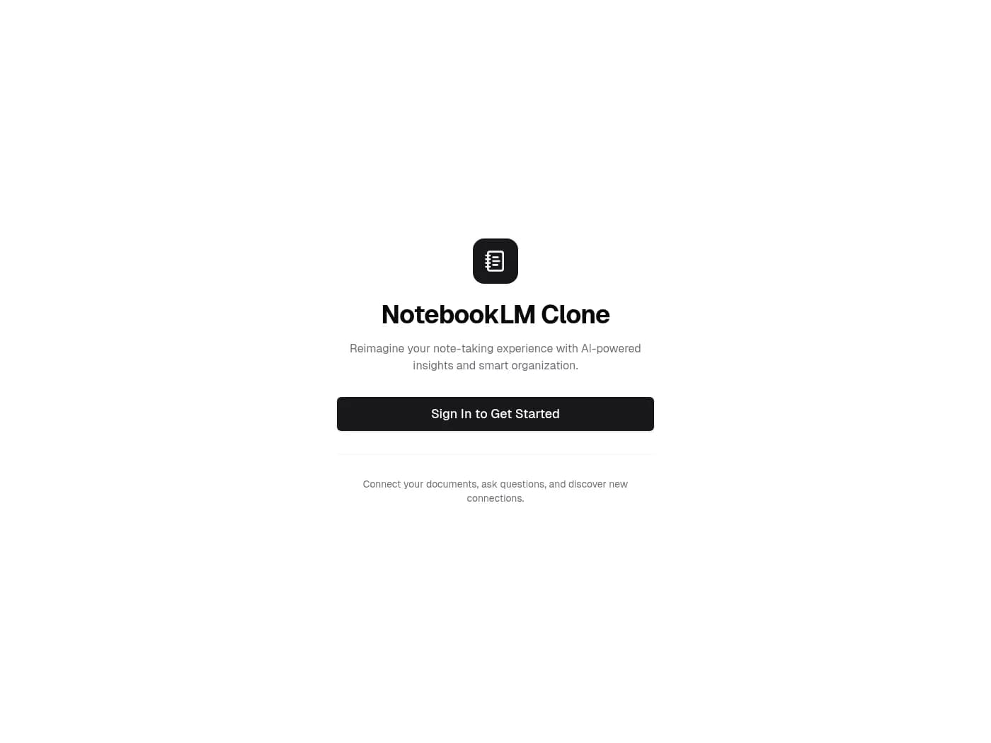 NotebookLM Clone