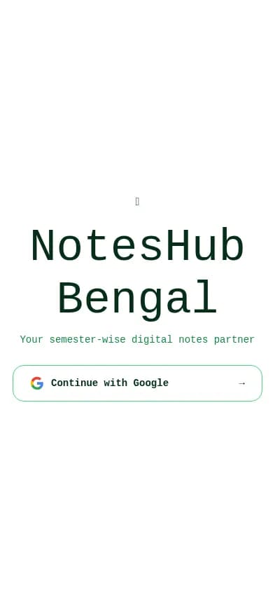 NotesHub Bengal