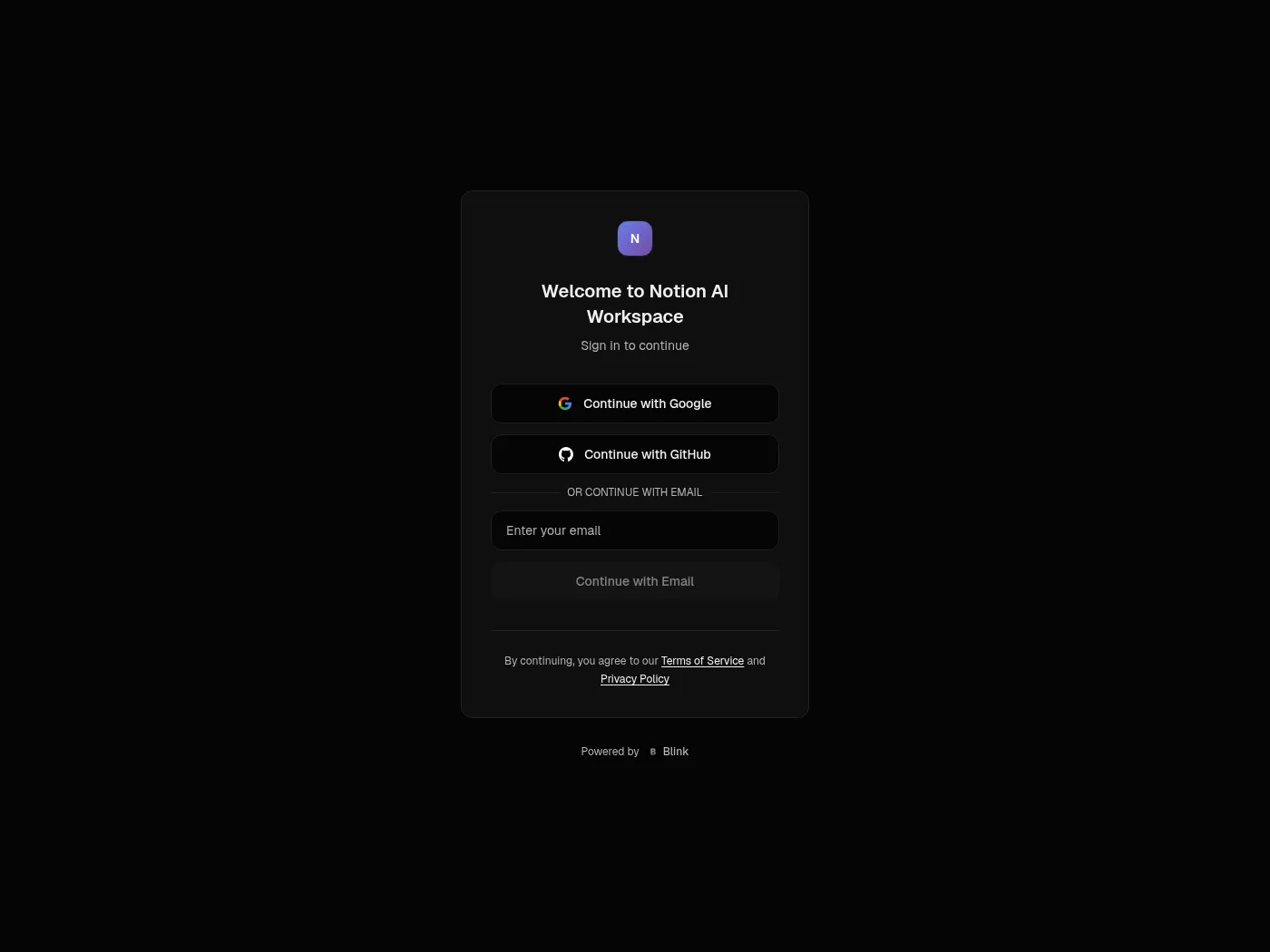 Notion AI Workspace