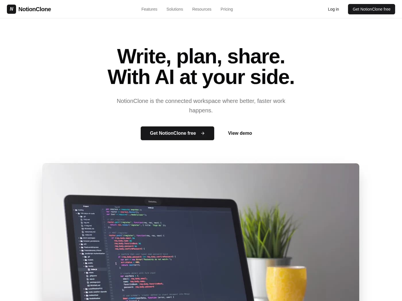 NotionClone Pro