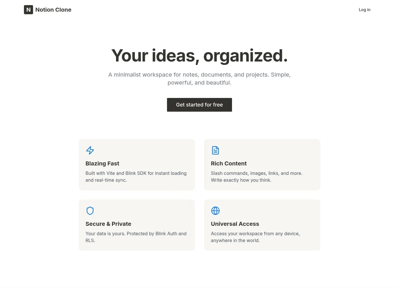 Notion Clone