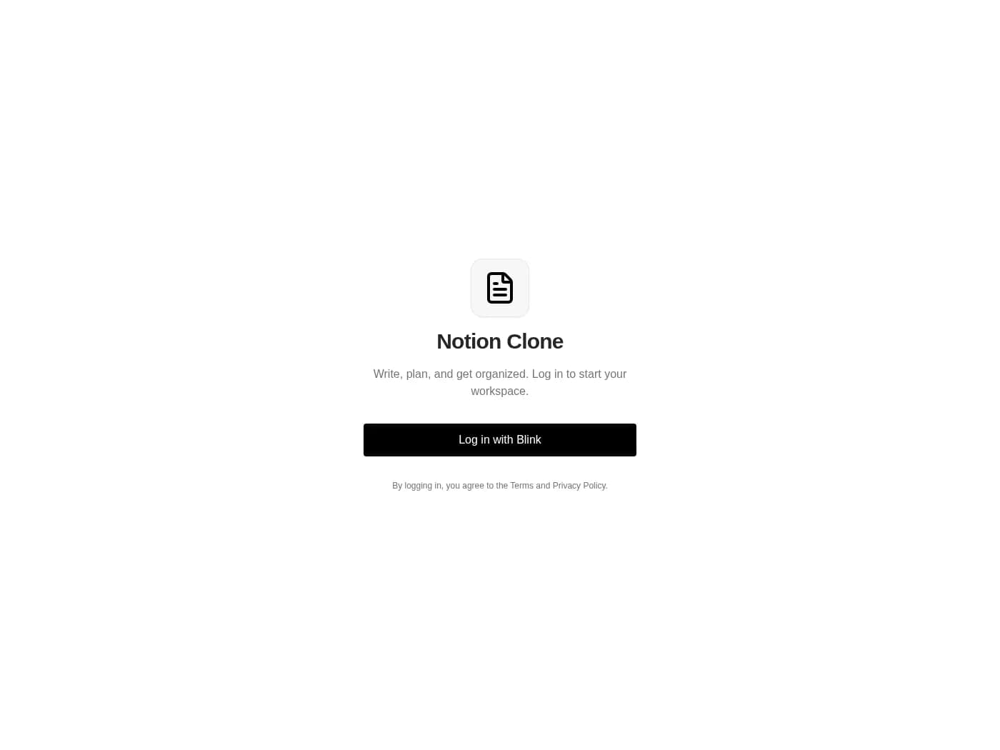 Notion Clone