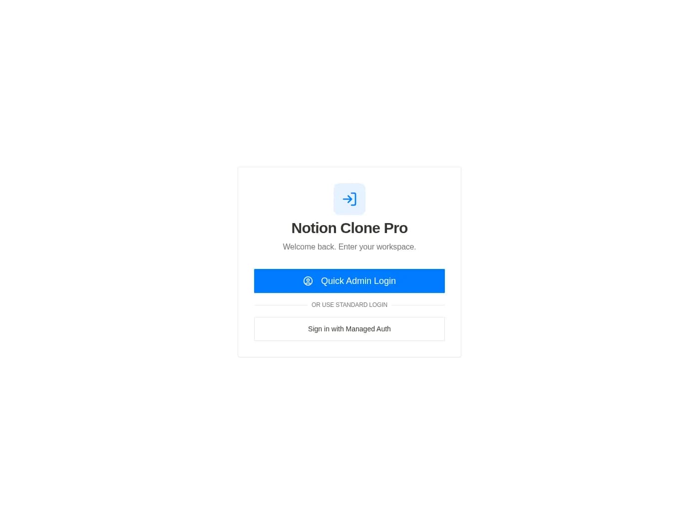 Notion Clone Pro