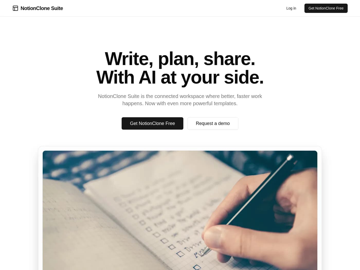 NotionClone Suite