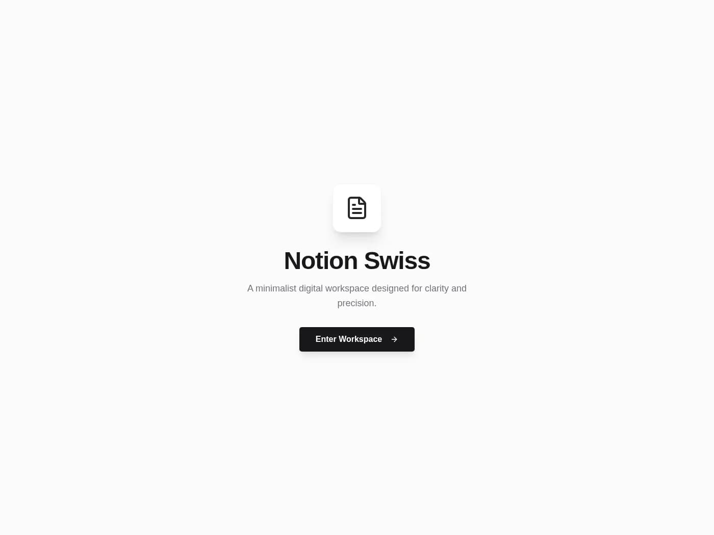 Notion Swiss
