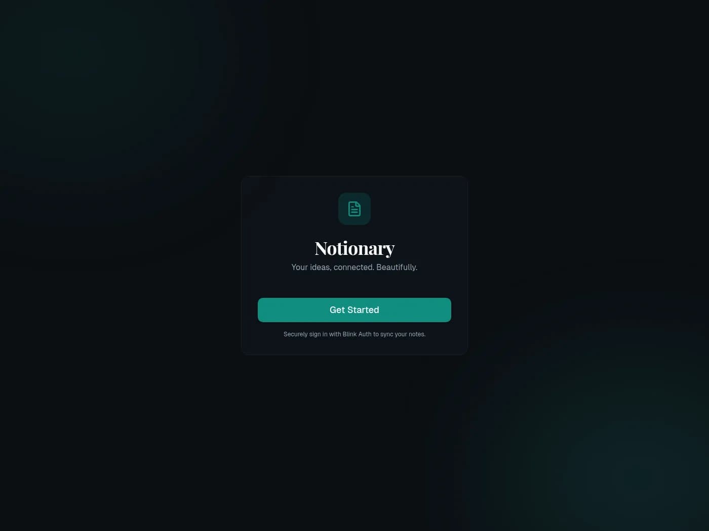 Notionary Notes