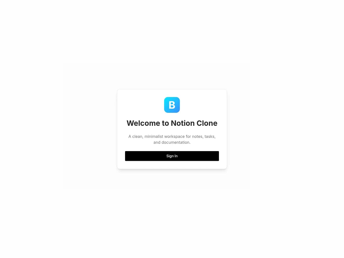 Notion Clone