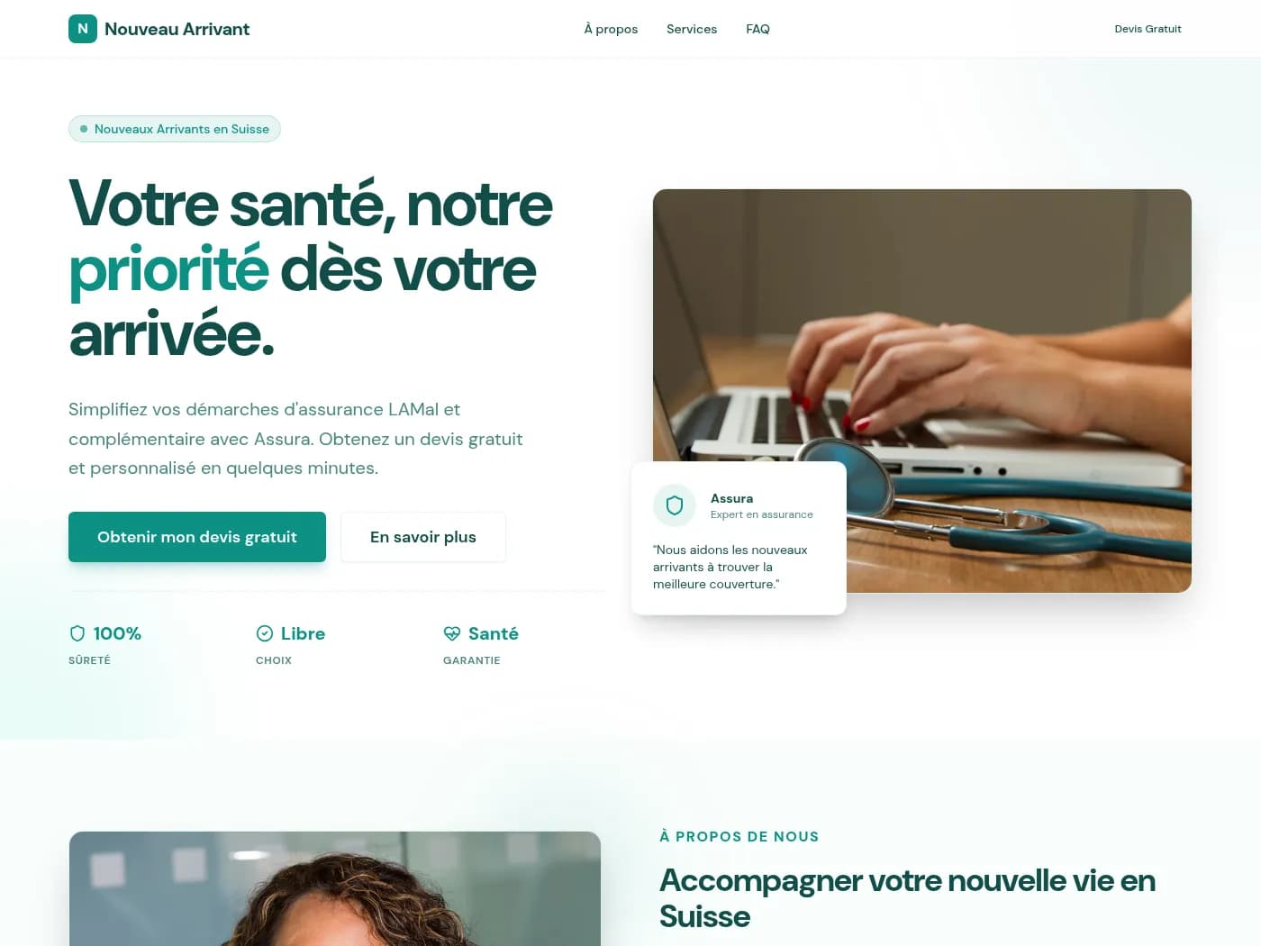 Nouveau Arrivant Health