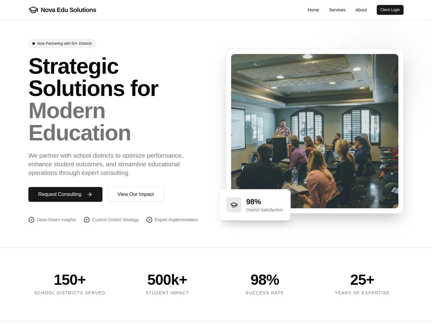 Nova Edu Consult Portal