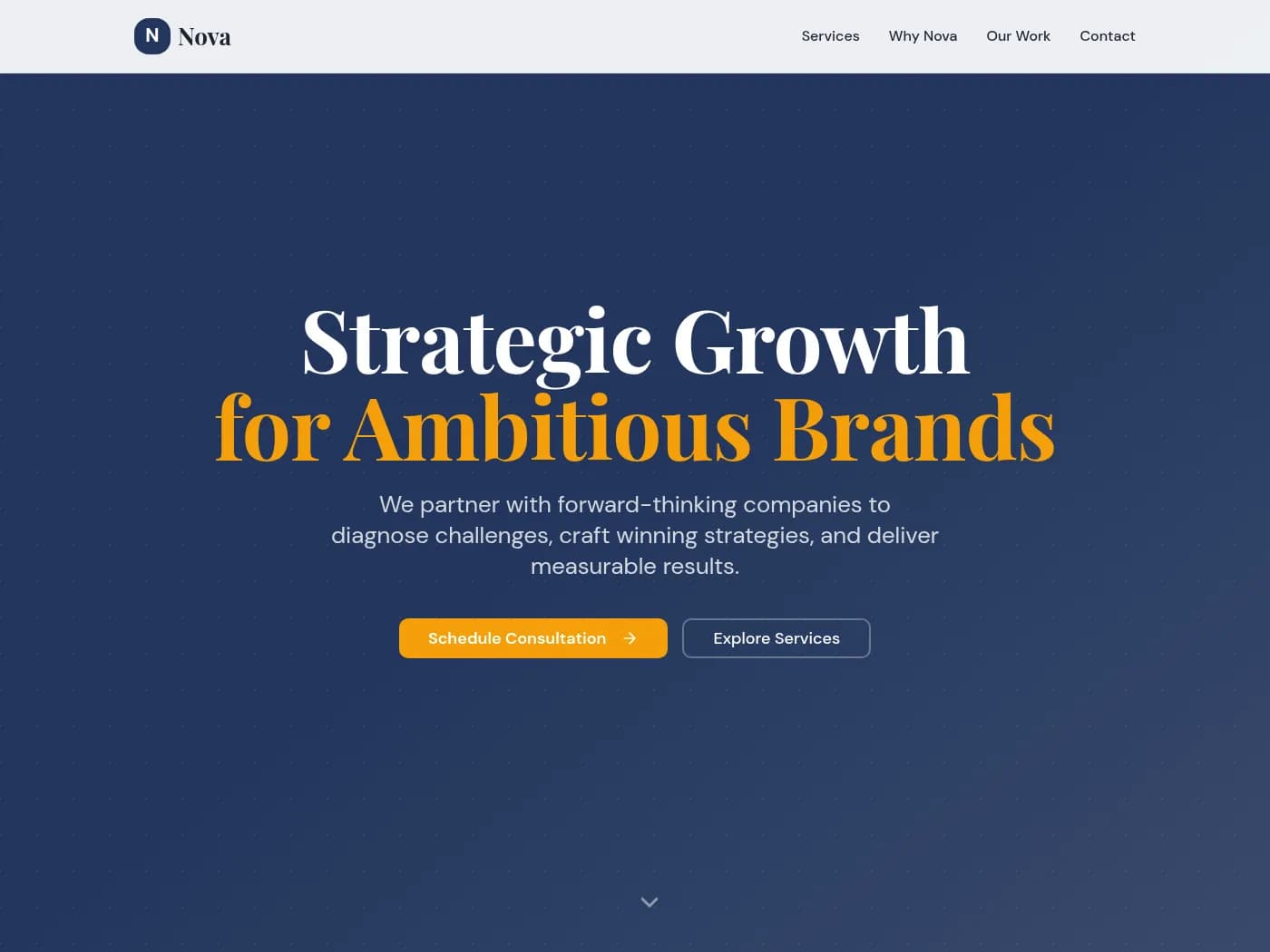 Nova Consulting Webflow