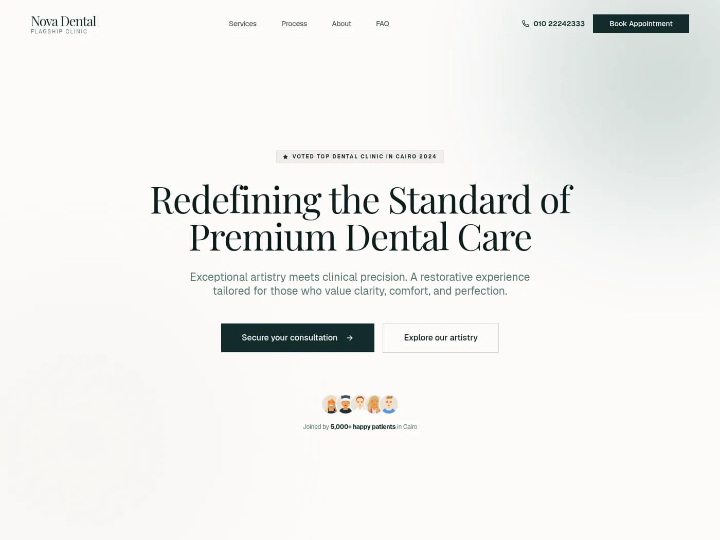 Nova Dental Flagship Site