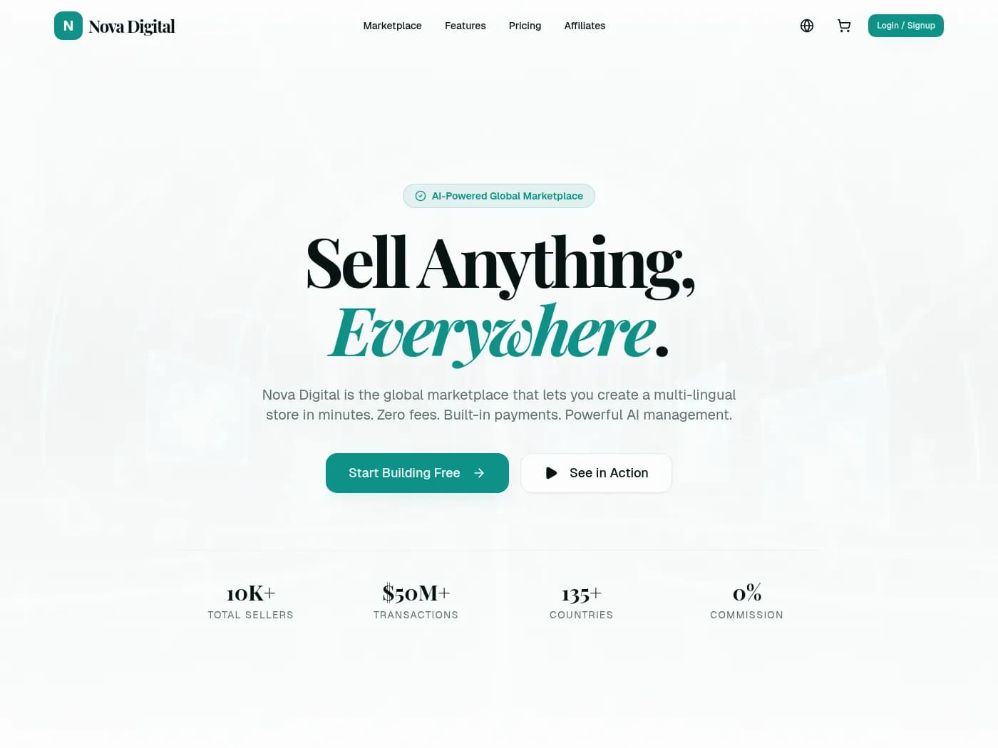 Nova Digital Marketplace