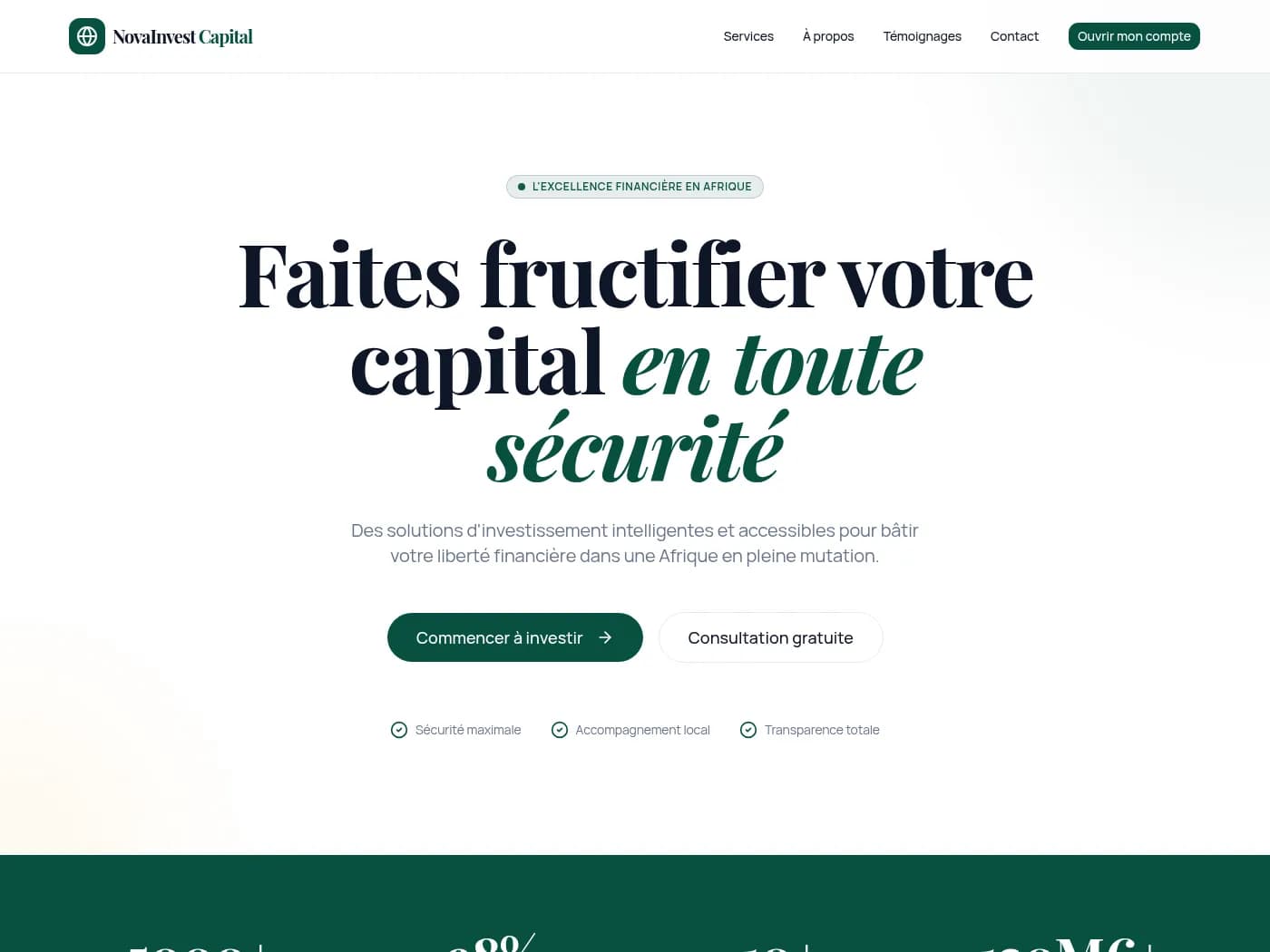 NovaInvest Capital Site