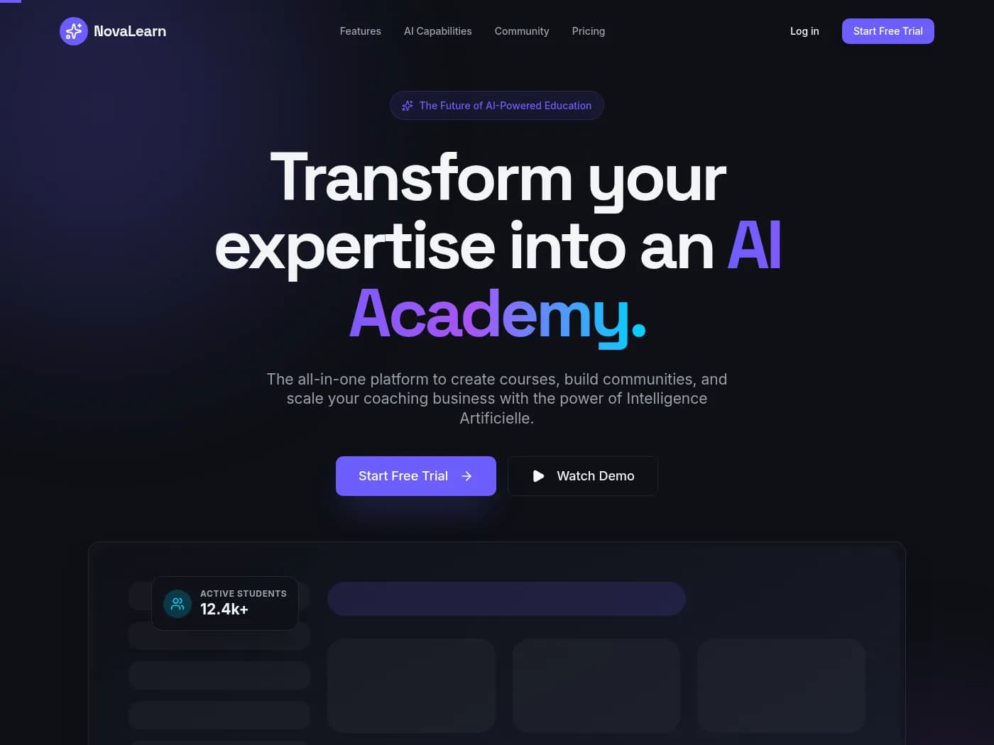 NovaLearn AI LMS