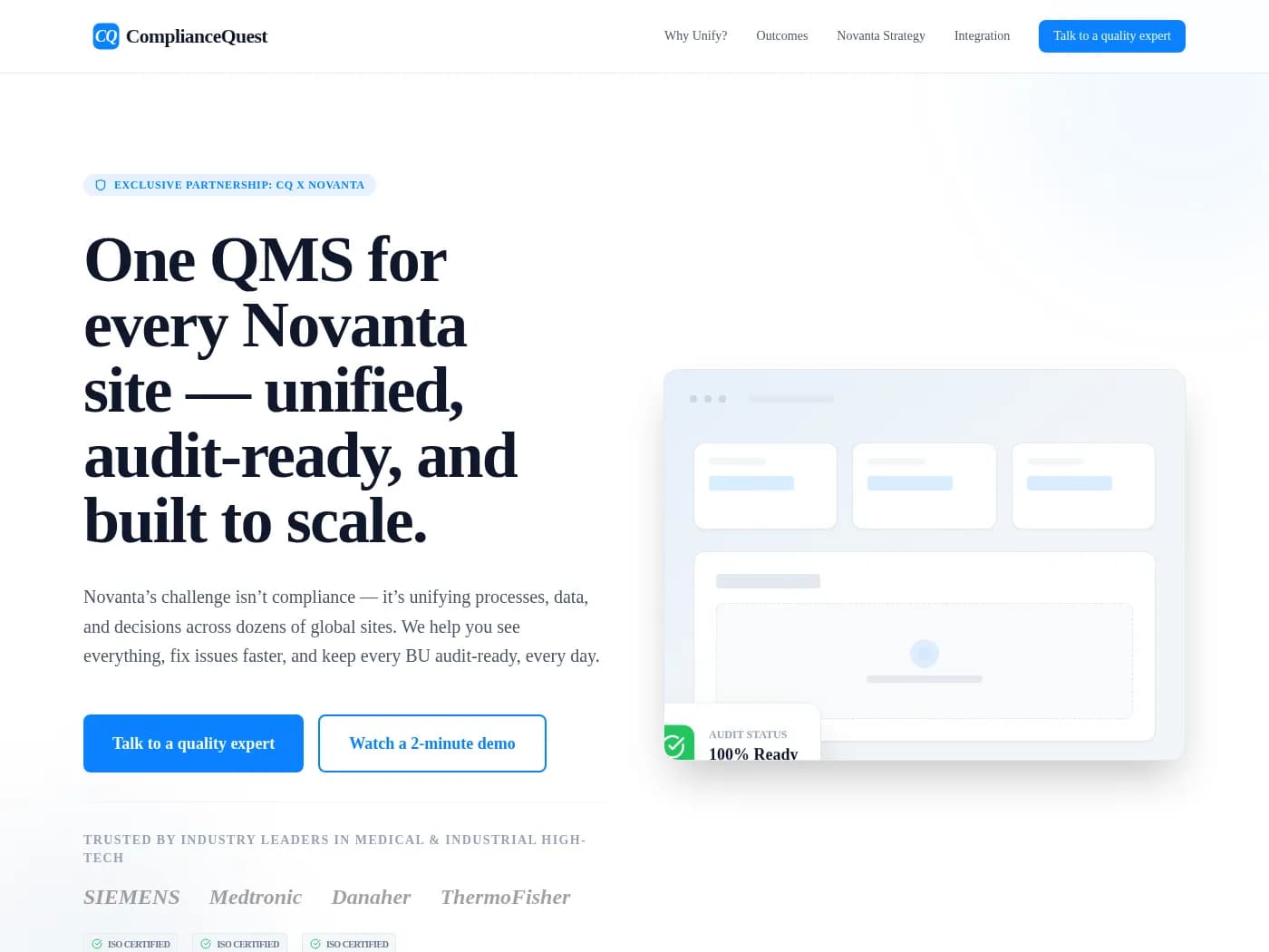 Novanta ABM CQ Landing