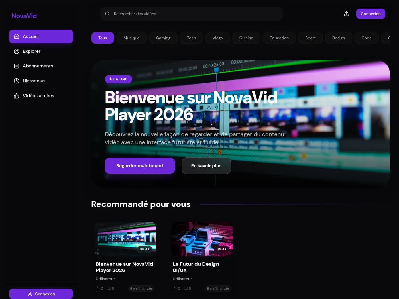 NovaVid Player